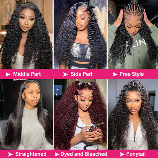 40 Inch Deep Wave Wig|13x6 Lace Front Wigs - IshowHair