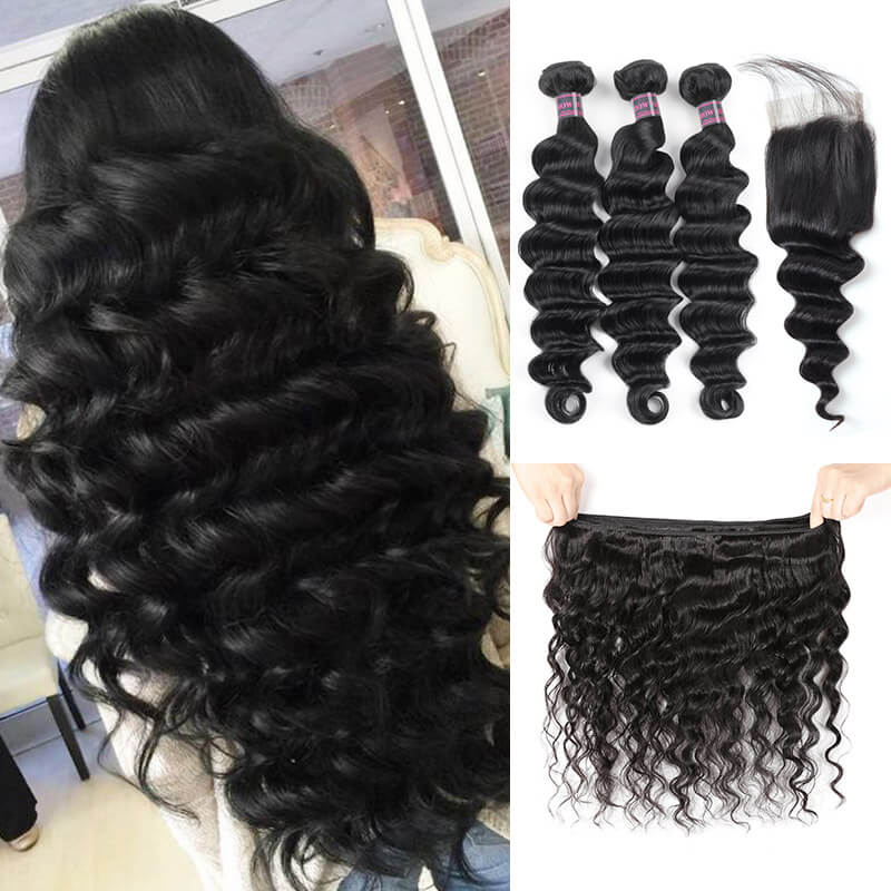 Deep Body Wave Brazilian Hair