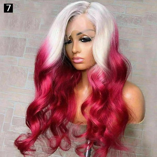 Colored Wigs - Lace Front Human Hair Wigs – Ishow Hair