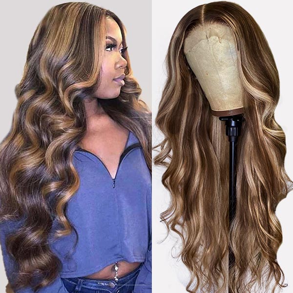 Highlighted Wigs - Fashionable Streaks & Tones – Ishow Hair