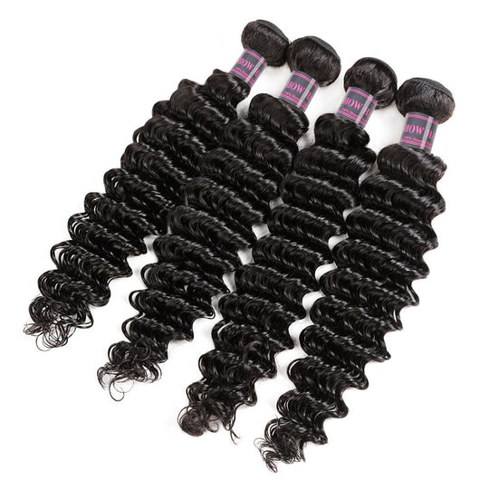 Peruvian Body Wave 4 Bundles With Lace Frontal - IshowHair